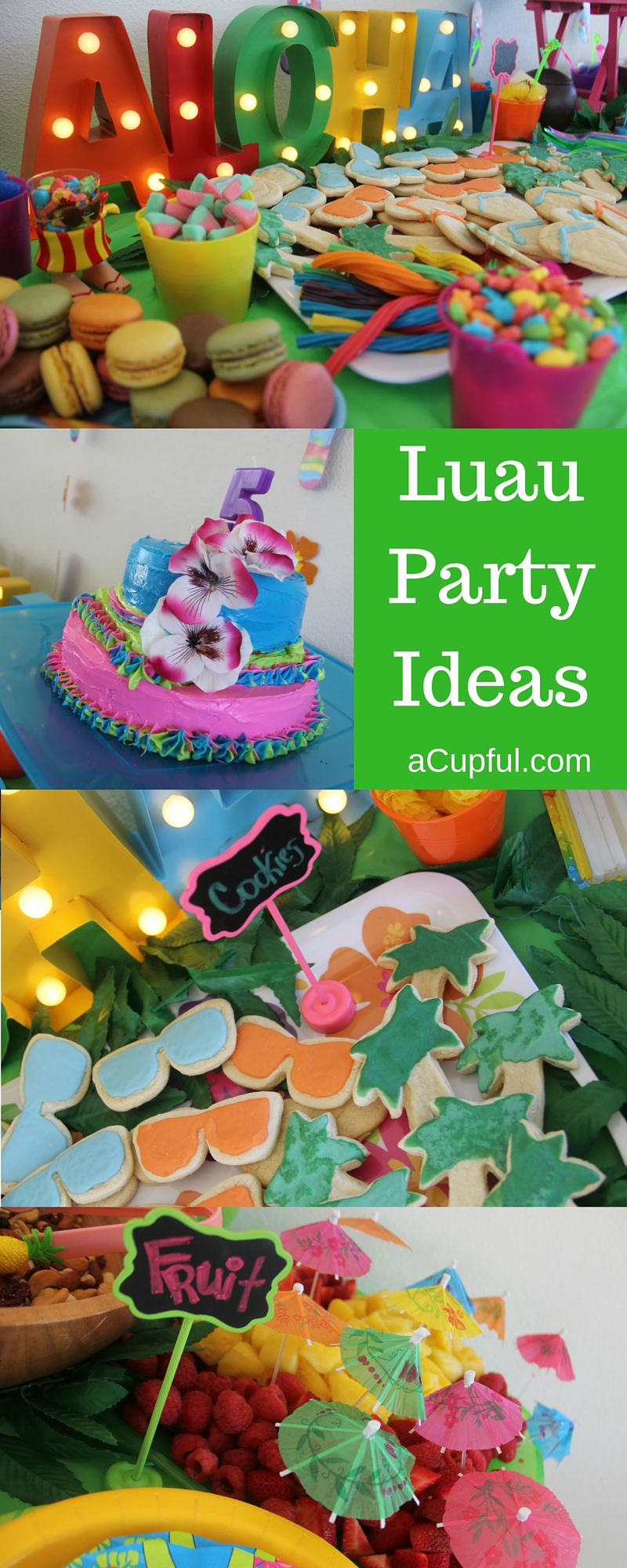 Ideas for hosting a luau birthday party for a kid - ACUPFUL